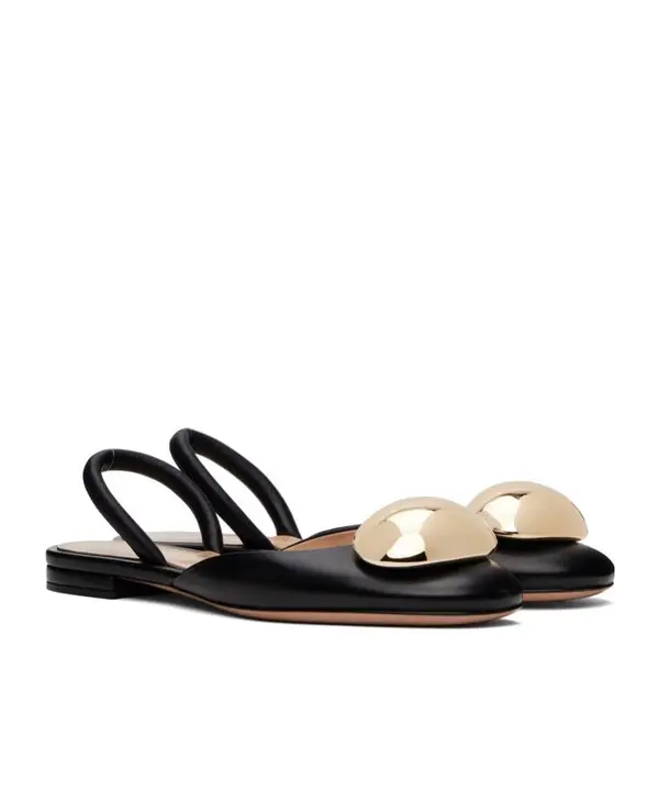 GIANVITO ROSSI Sphera Slingback Flat Pumps