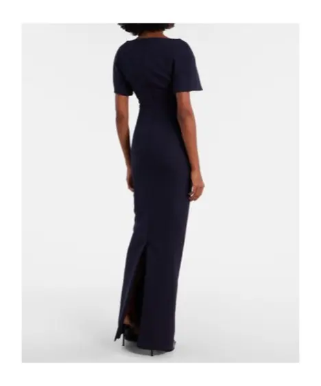 SAFIYAA LONDON Embellished Crepe Gown