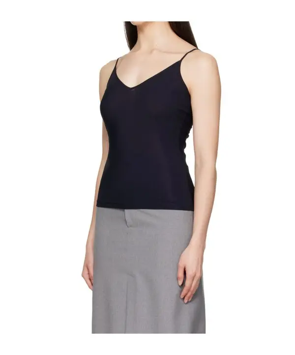 JIL SANDER V-neck Sleeveless Tank Top