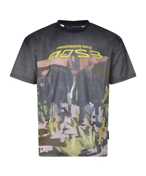 Andersson Bell Perforated Graphic T-shirt