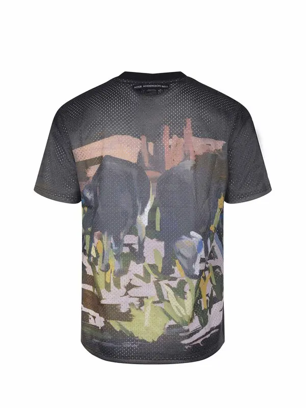 Andersson Bell Perforated Graphic T-shirt