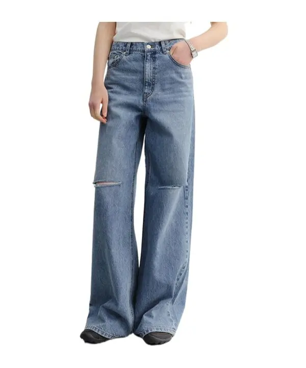DUNST Distressed Flared Jeans