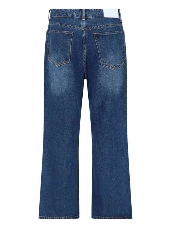 DUNST Logo Patch Wide-leg Jeans