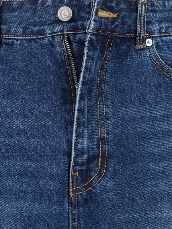 DUNST Logo Patch Wide-leg Jeans