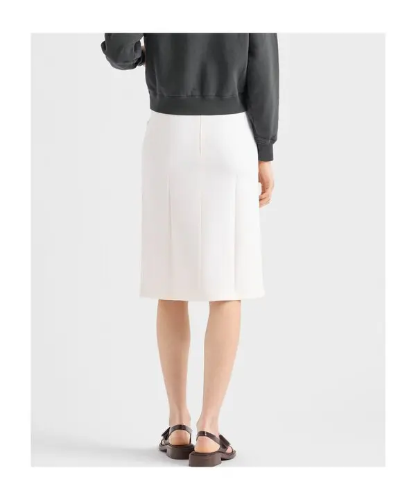 Prada Compact Sablé Skirt