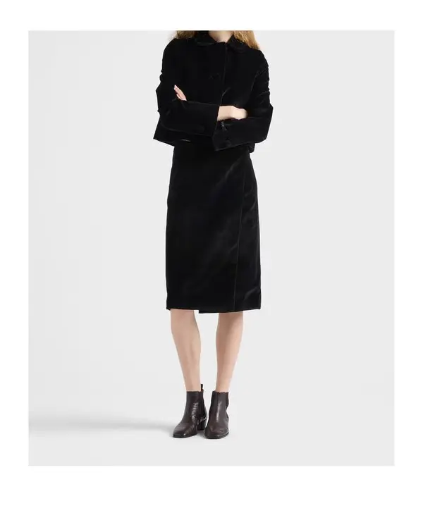 Prada Velvet Midi-skirt