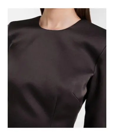 Alex Perry Draped Satin Dress