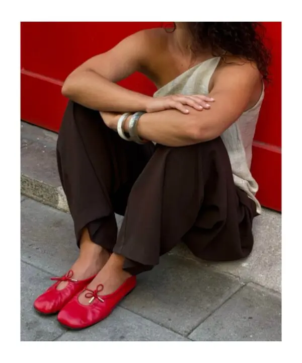ALOHAS Bow Detail Ballet Flats
