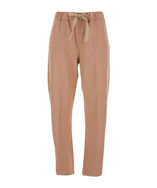 SEMICOUTURE Elastic-waist Straight-leg Pants