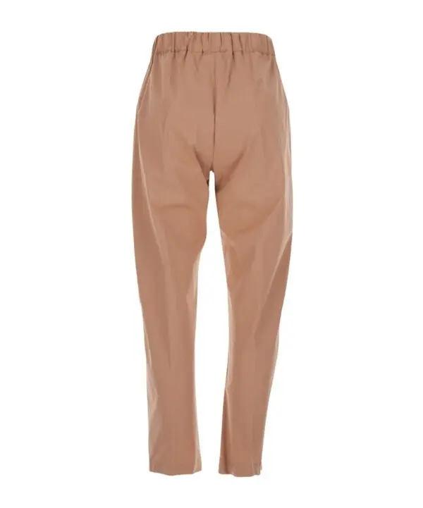 SEMICOUTURE Elastic-waist Straight-leg Pants
