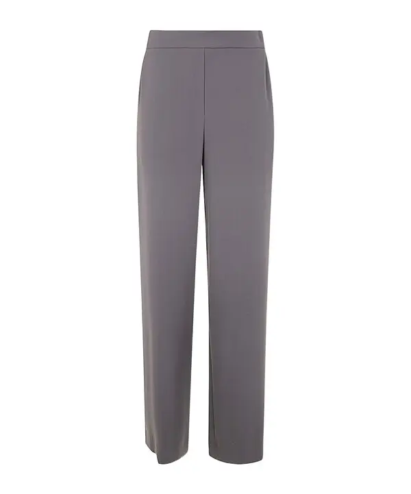 P.a.r.o.s.h Mid-waist Wide-leg Trousers - Gray