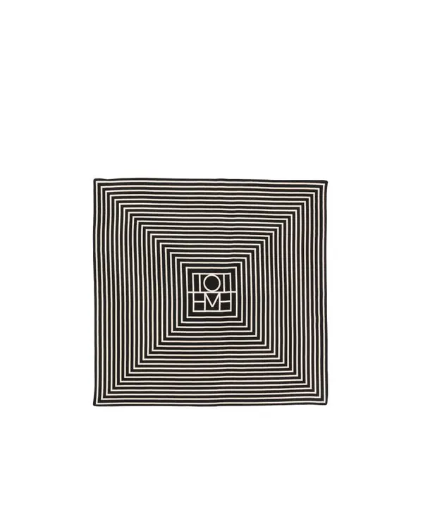 TOTEME Striped Square Scarf