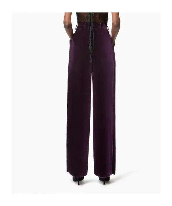 Nina Ricci Wide-leg Velvet Pants