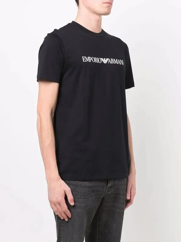 Emporio Armani Logo Printed Crewneck T-shirt