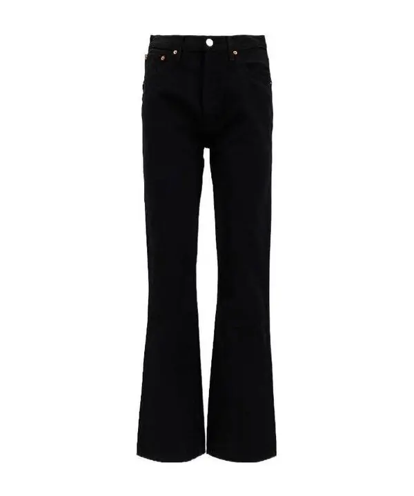RE/DONE High-rise Stove Pipe Jeans