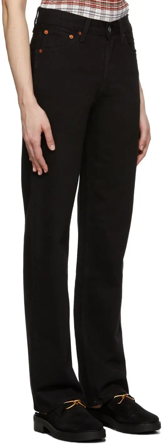 RE/DONE High-rise Stove Pipe Jeans
