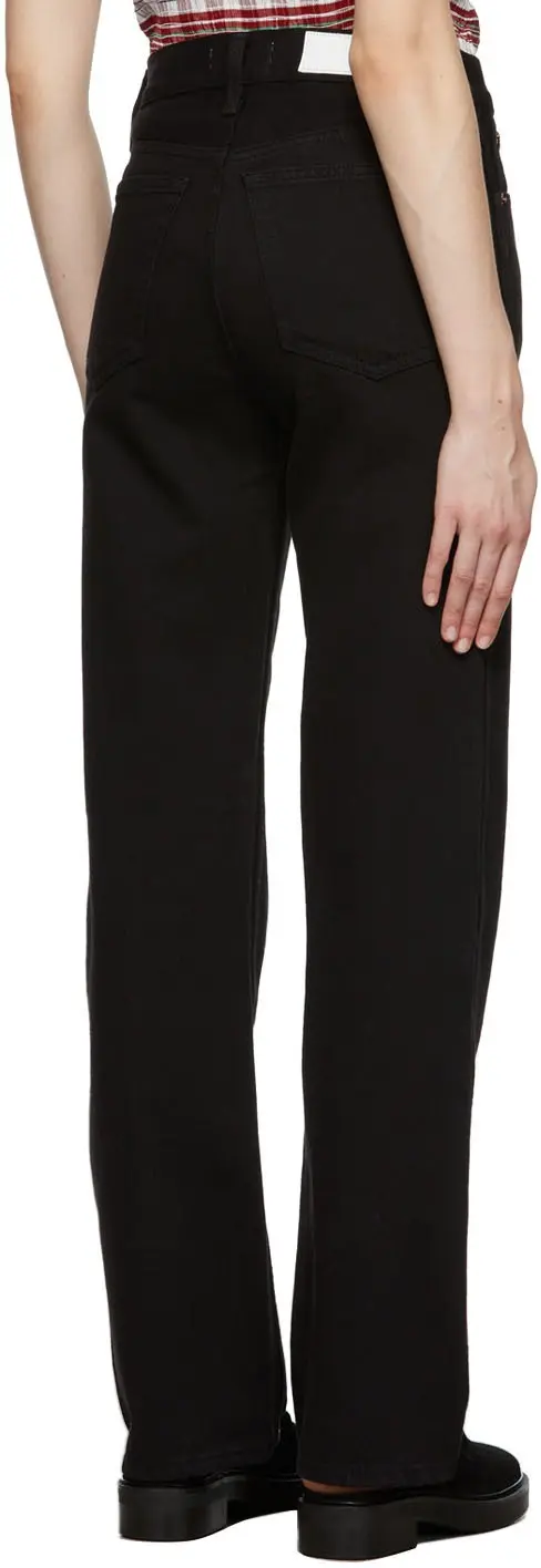 RE/DONE High-rise Stove Pipe Jeans