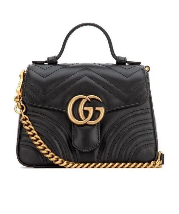 Gucci Gg Marmont Mini Top Handle Bag