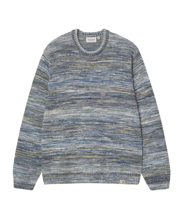 Carhartt Work In Progress Striped Sweater - Gray