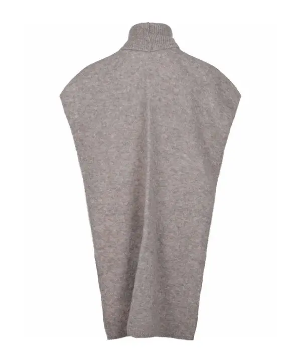 ALYSI Sleeveless High Neck Cape