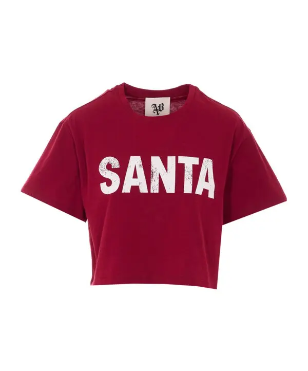 ANIYE BY Cropped Slogan T-shirt