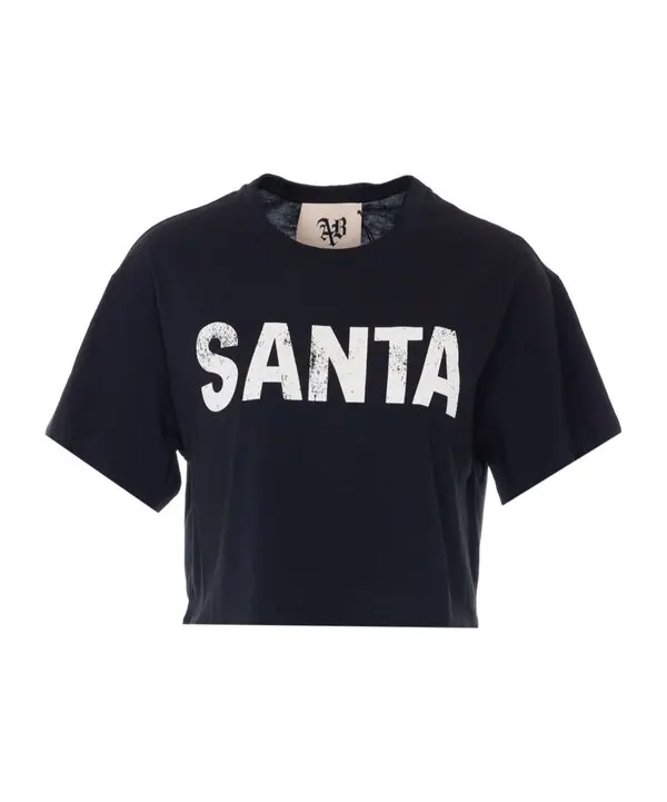 ANIYE BY Cropped Logo-print T-shirt