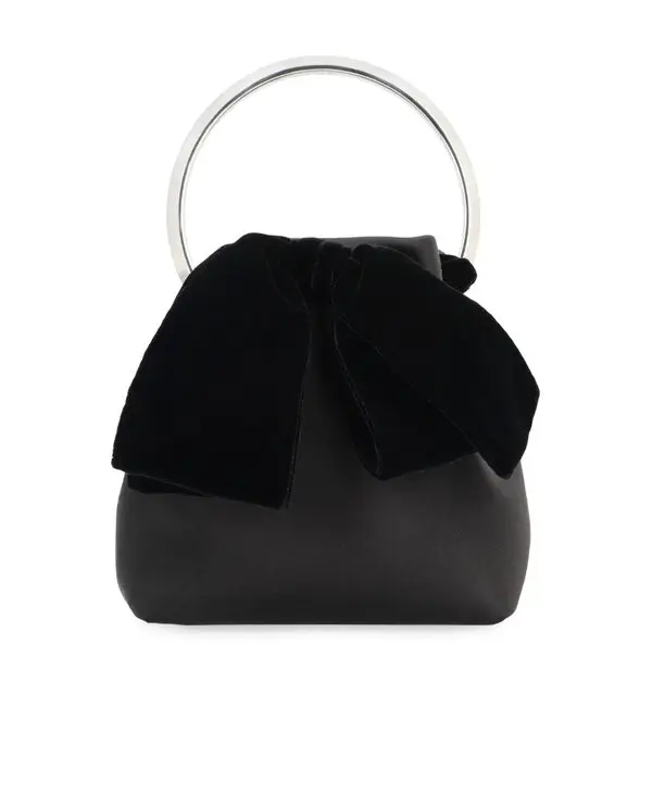 JIMMY CHOO Bon Bon Bucket Shoulder Bag - Black