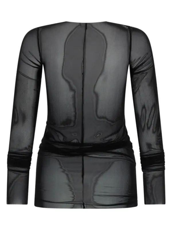 Rick Owens Sheer Long-sleeve Top
