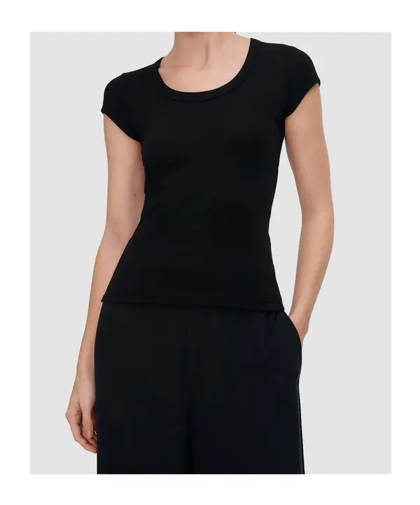 JOSEPH Saba Ribbed Top