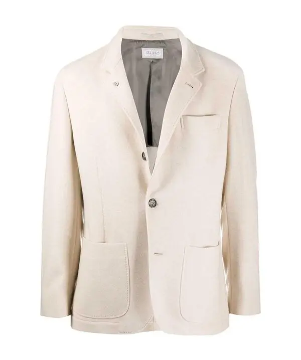 Brunello Cucinelli Long Sleeved Single Breasted Jacket