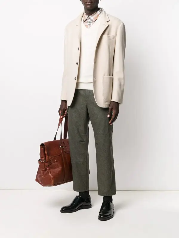 Brunello Cucinelli Long Sleeved Single Breasted Jacket