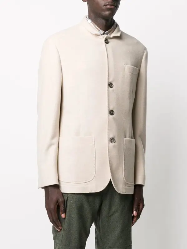 Brunello Cucinelli Long Sleeved Single Breasted Jacket