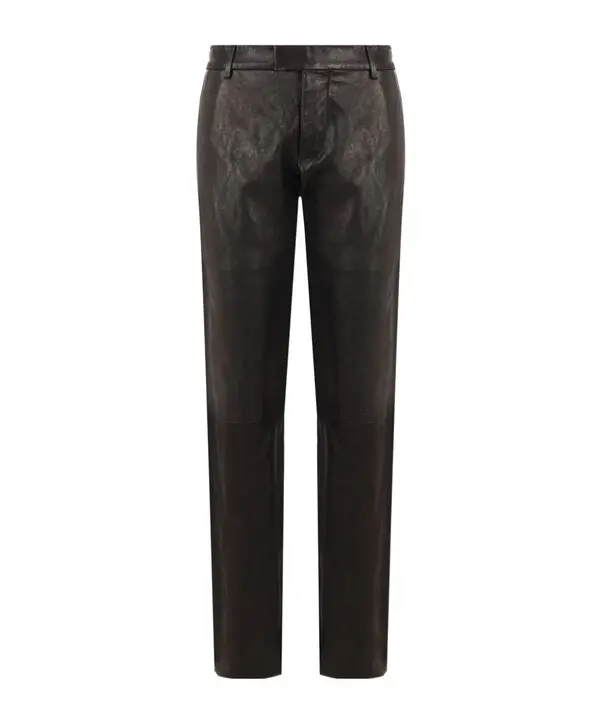 ANN DEMEULEMEESTER Espen Cropped Skinny Trousers - Black