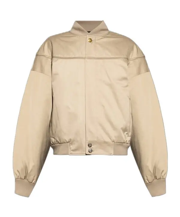 WILLY CHAVARRIA Gas Station Bomber Jacket - Brown