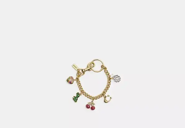COACH Motif Chain Bag Charm