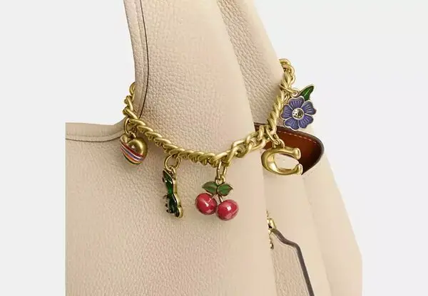 COACH Motif Chain Bag Charm
