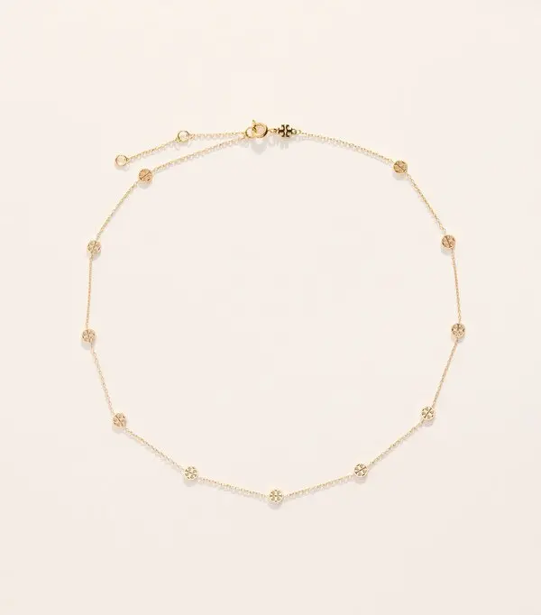 Tory Burch Plated Icon Necklace