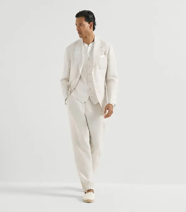 Brunello Cucinelli Linen-cotton Long-sleeve T-shirt