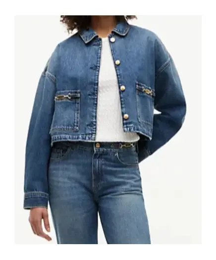 Tommy Hilfiger Flag Horsebit Relaxed Denim Jacket