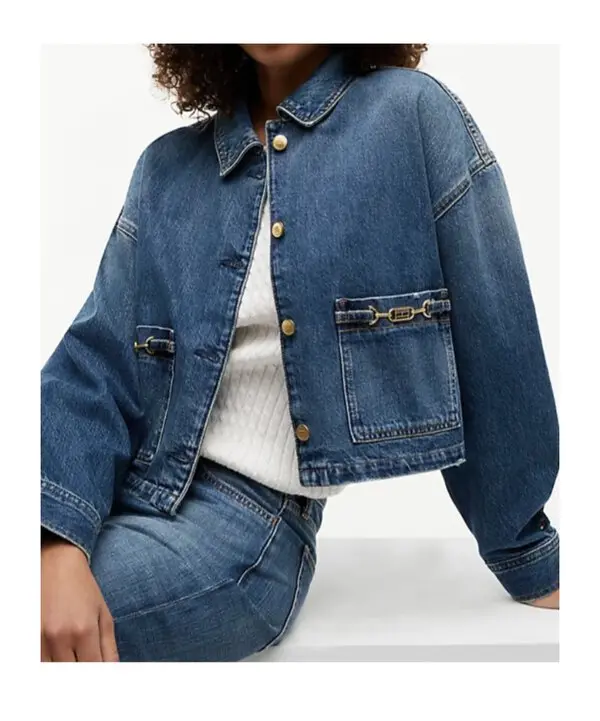 Tommy Hilfiger Flag Horsebit Relaxed Denim Jacket