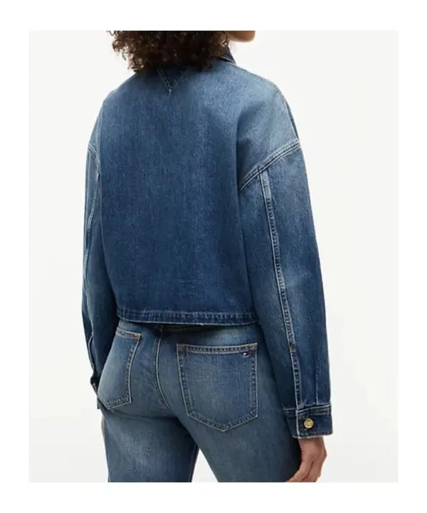 Tommy Hilfiger Flag Horsebit Relaxed Denim Jacket