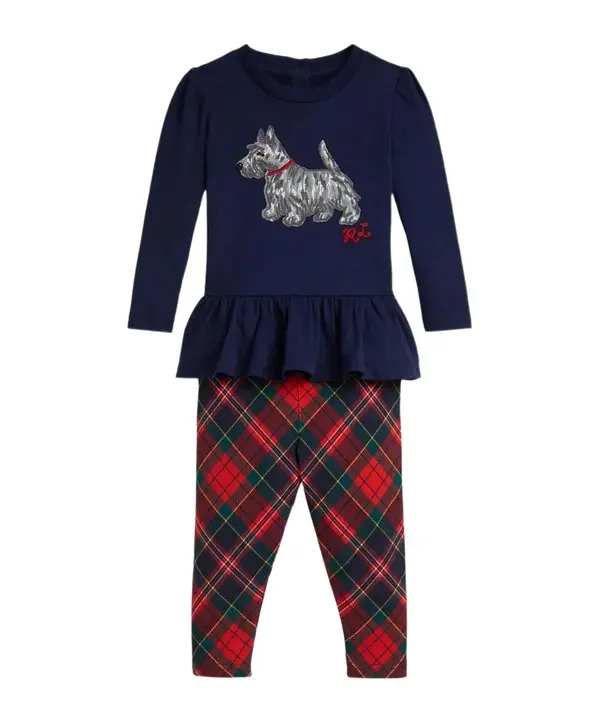 Polo Ralph Lauren Tartan-print Trousers Set