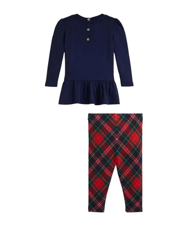 Polo Ralph Lauren Tartan-print Trousers Set