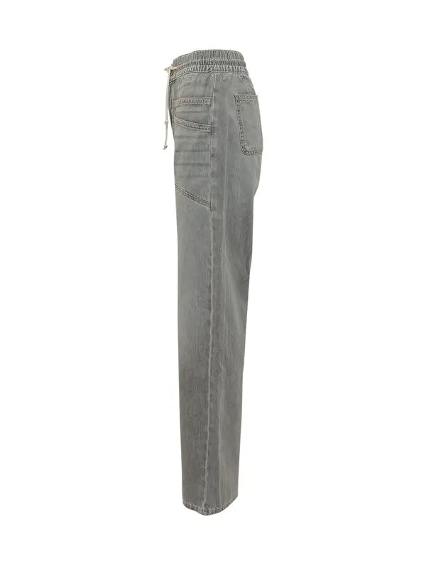 Ba&sh Yima Drawstring Wide-leg Pants