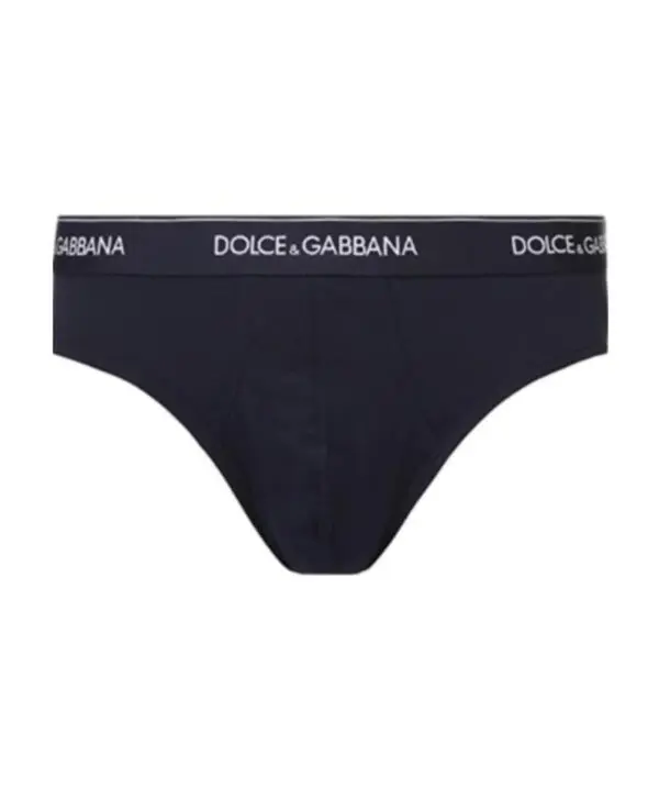 Dolce & Gabbana Printed Logo Underwear - Black