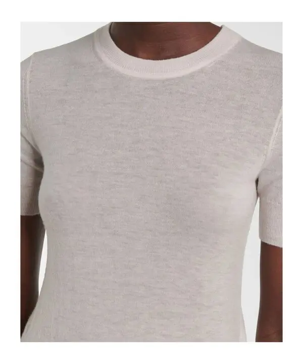 JOSEPH Crew Neck Short-sleeved Sweater