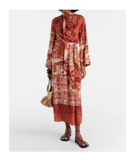 Johanna Ortiz Ollantay Jacquard Midi Dress - Multicolor