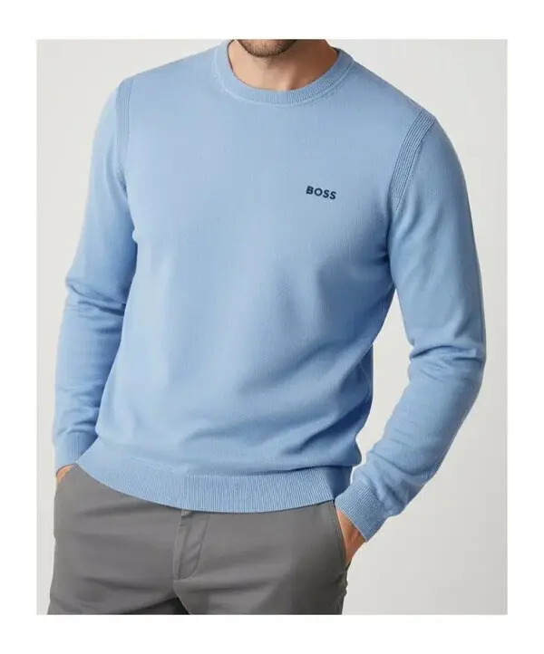 Hugo Boss Ribbed Crew-neck Jumper
