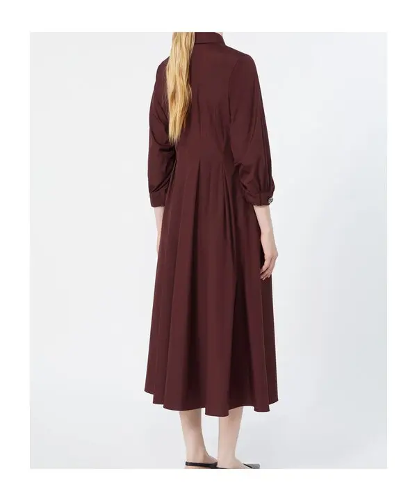 Max Mara Cotton Poplin Shirt Dress