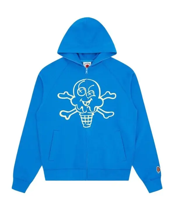 ICECREAM Zippered Hoodie